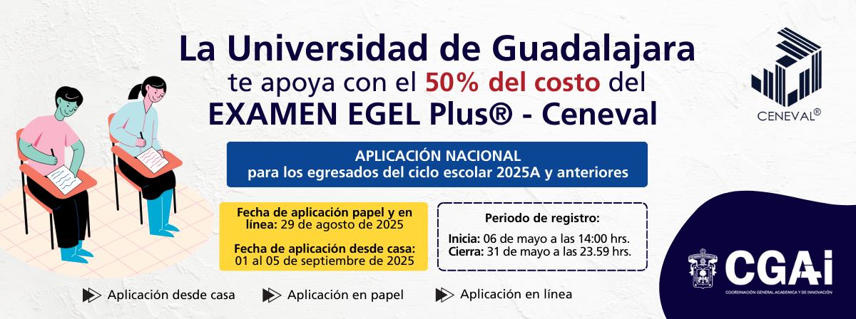 CENEVAL | CENTRO UNIVERSITARIO DE CIENCIAS SOCIALES Y HUMANIDADES